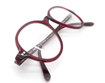 80s Anglo American Mod 155 Vintage Blue Wayfarer Glasses Frames // Made ...