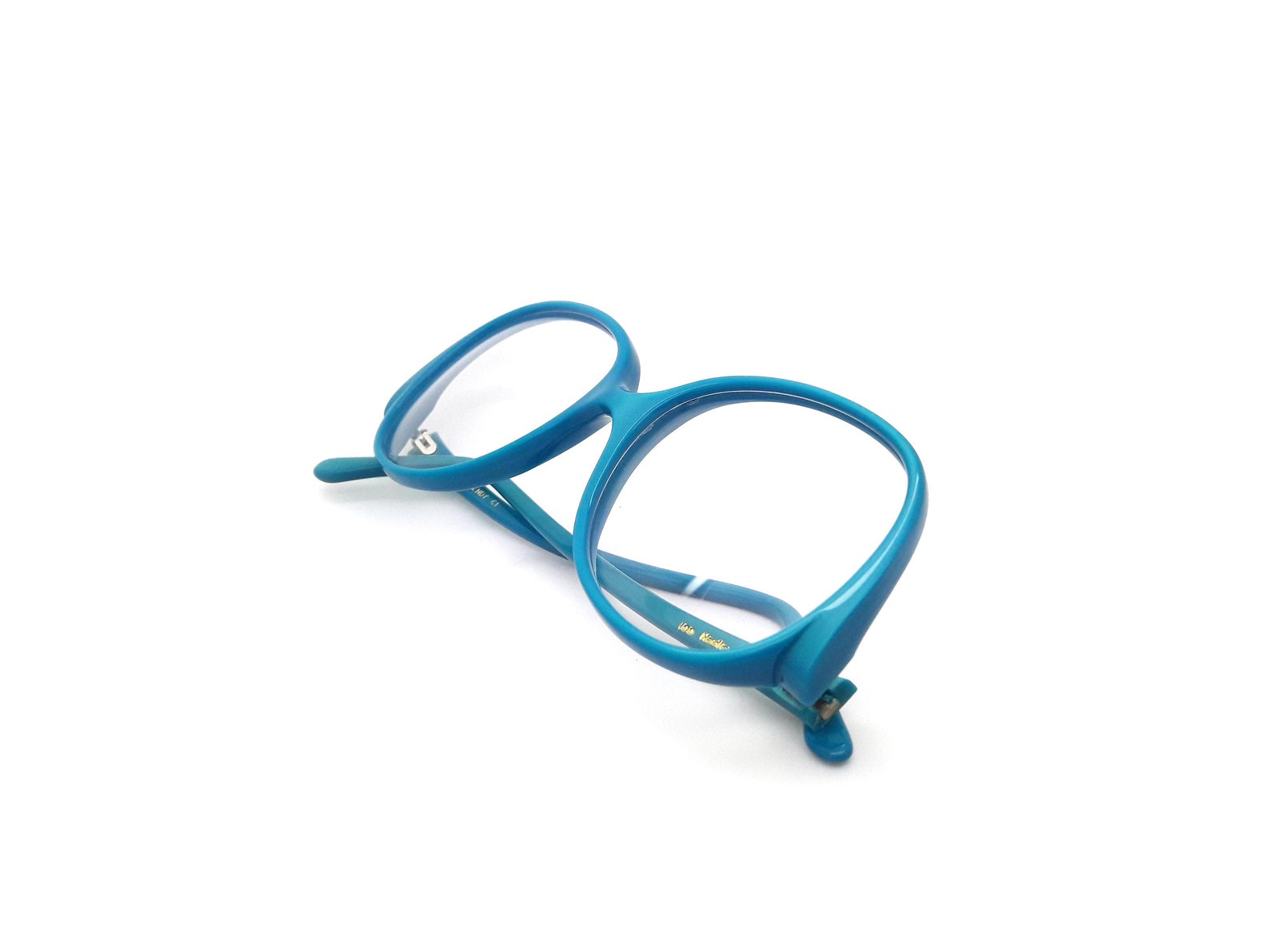 Vintage Blue Glasses Frames, Hadley Trendy C1 // 1980s New Old Stock ...