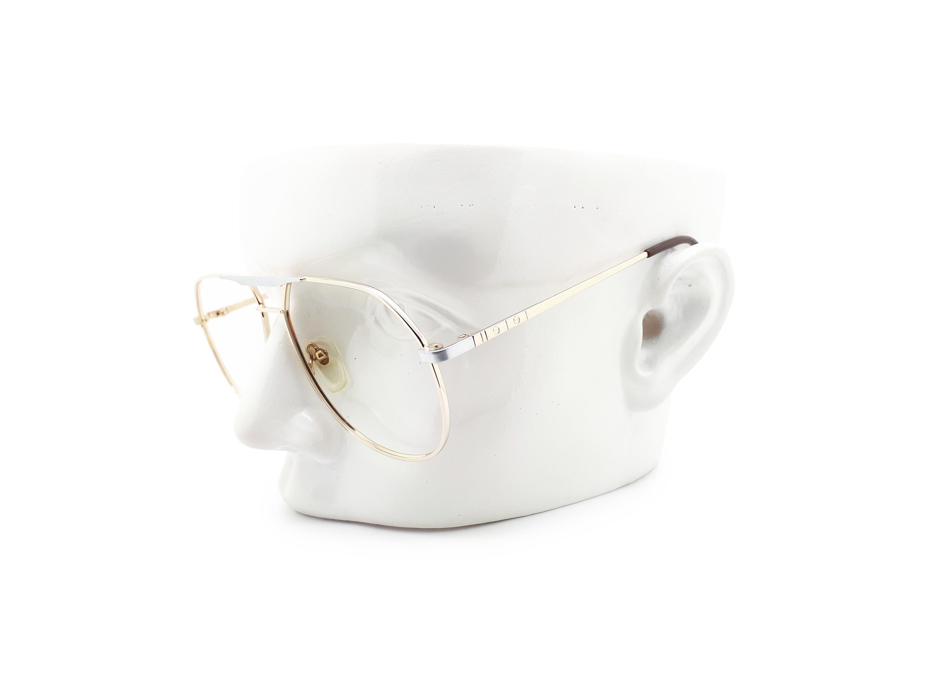 Vintage Conti Senator G-34 S 90s Aviator Glasses Frames // | Etsy