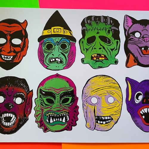 DC Comics Swamp Thing Vintage Halloween Mask 1990 Creature - Etsy