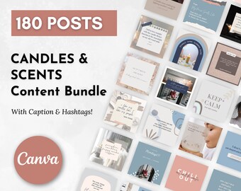 Candle Social Media - Etsy