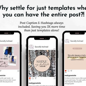 Boutique Social Media Content Bundle - 180 Niche Posts, Ready-to-brand ...