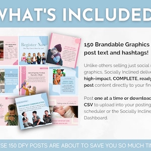 Childcare Content Bundle - 150 Complete Posts | Captions, Hashtags ...