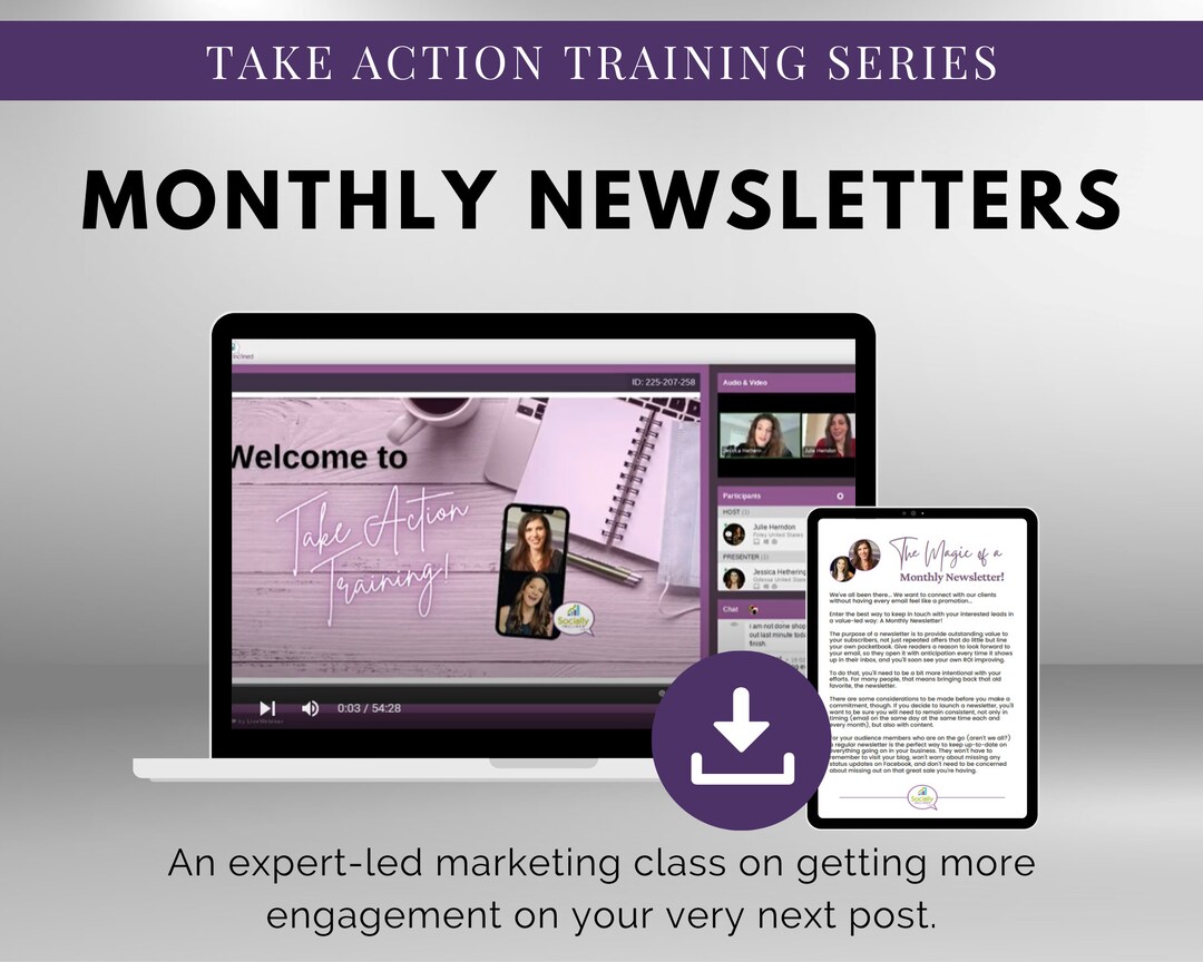 TAT - Monthly Newsletters Masterclass | How to Create A Monthly ...