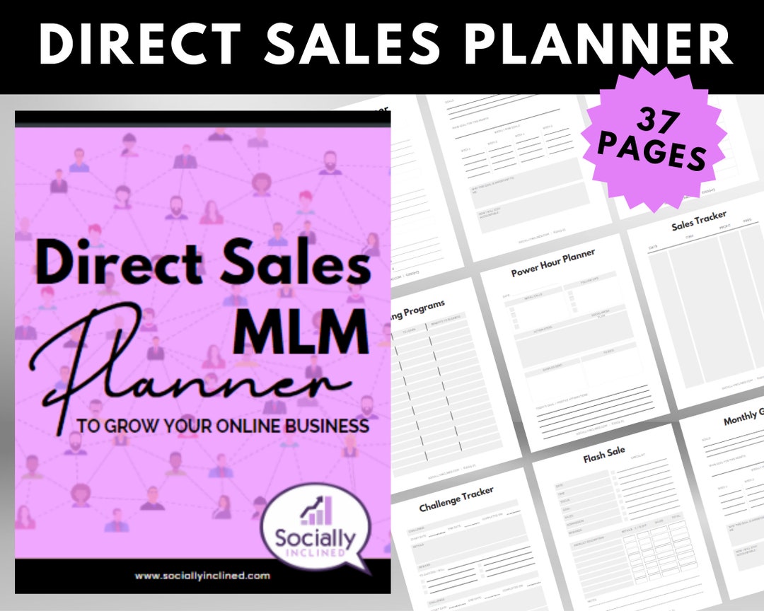 Direct Sales MLM Planner - Etsy