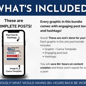 REAL ESTATE Social Media Content Bundle 200 Posts, Ready-to-brand ...