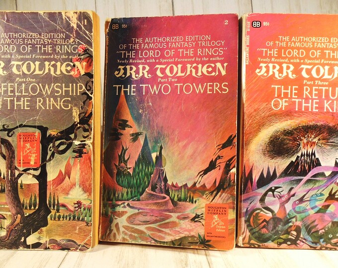 Tolkien Trilogy Boxed Set, 1965 First USA Printing in Paperback ...
