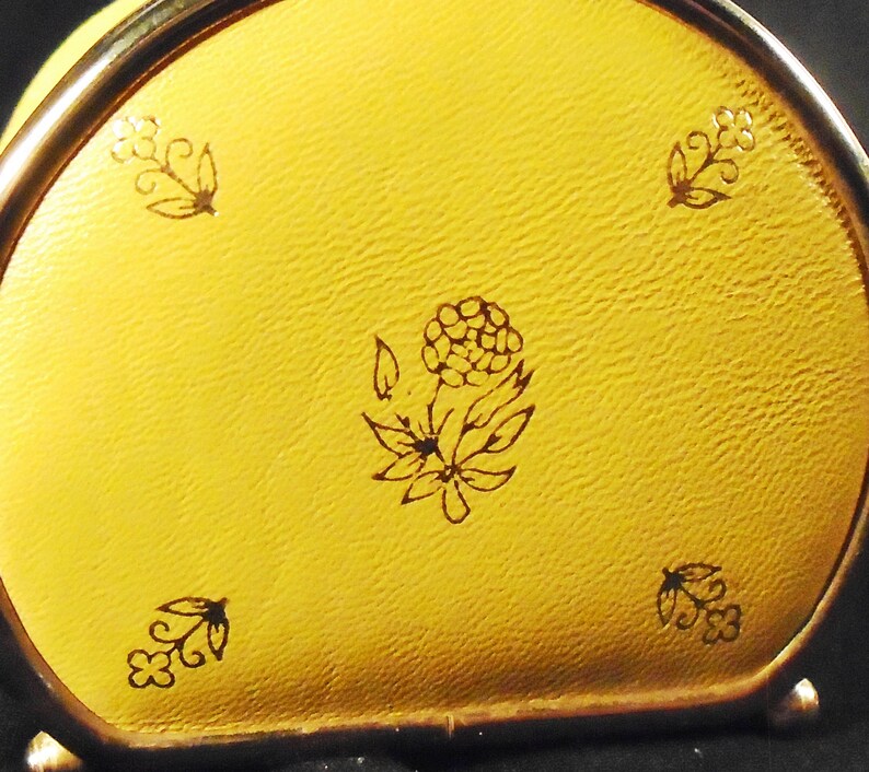 Vintage Yellow Leather Expandable Coin Purse 1960s Designer | Etsy