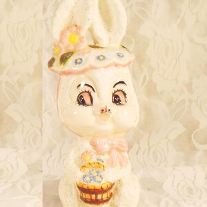 Mr. and Mrs. Bunny Ceramic Easter Bunny Pair Ceramic Rabbit | Etsy