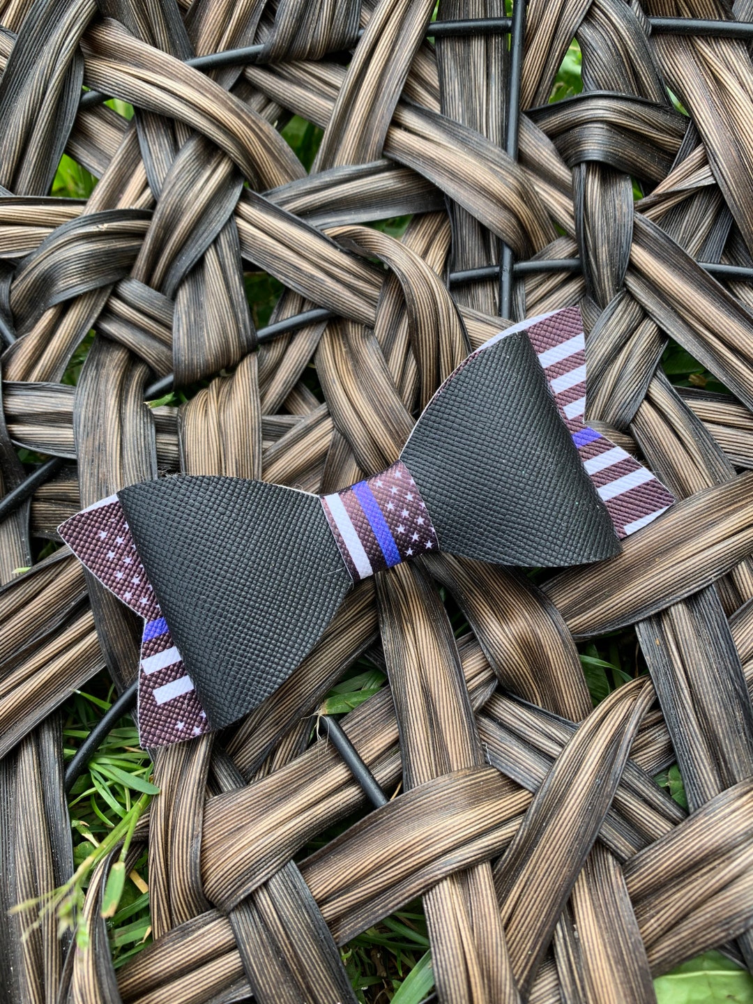 Thin Blue Line Bow - Etsy