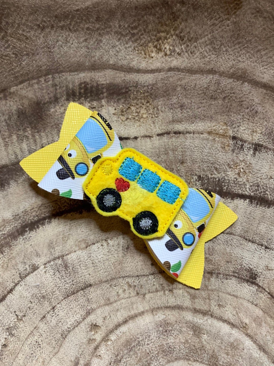 Back to School - School Bus Bow - Etsy
