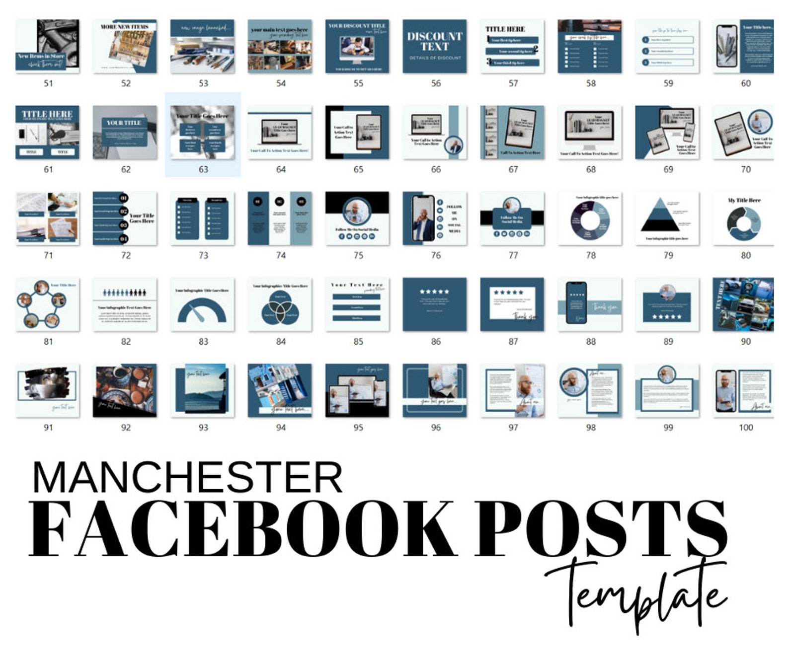 FACEBOOK CANVA TEMPLATE Facebook Branding Kit for Coaches - Etsy