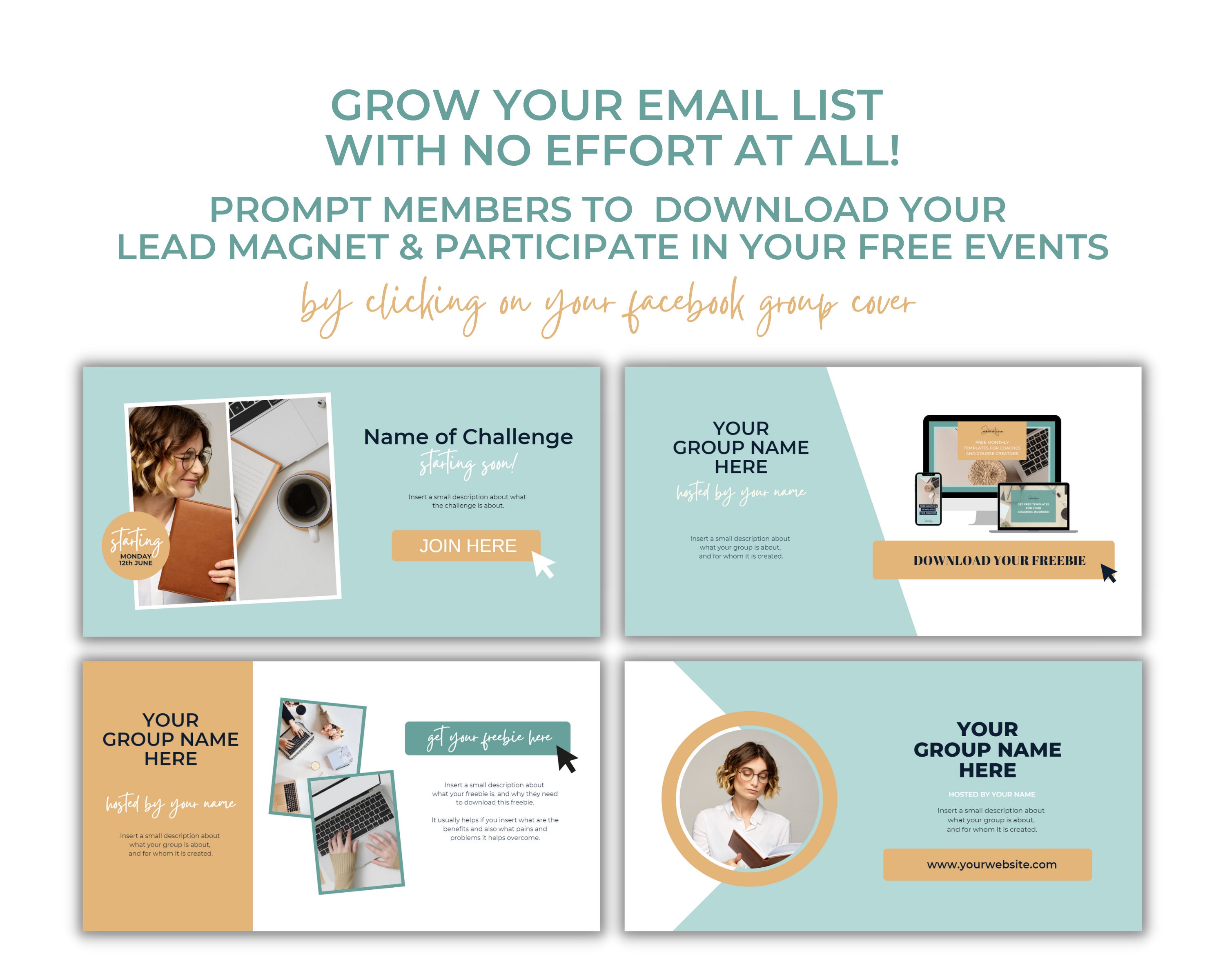 FACEBOOK GROUP TEMPLATE Facebook Group Cover Facebook Group - Etsy