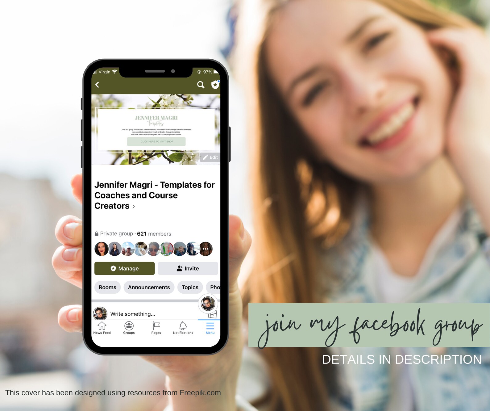 COACHING FACEBOOK POST Templates Canva Templates for Coaches and Course ...