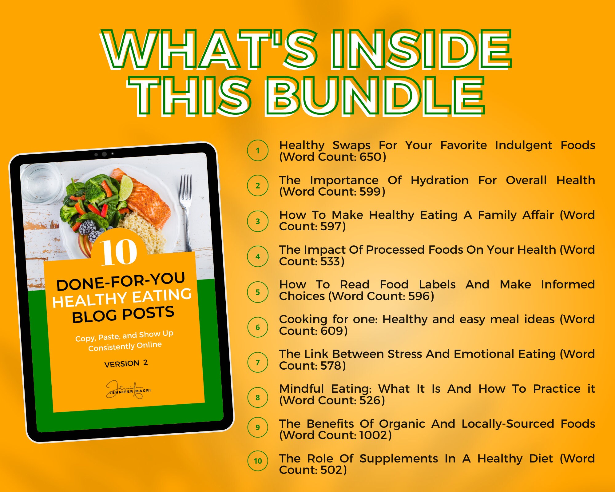 Healthy Eating Blog Posts | Done for You Healthy Eating Blogs | PLR Blogs | Pre-written Blogs ...