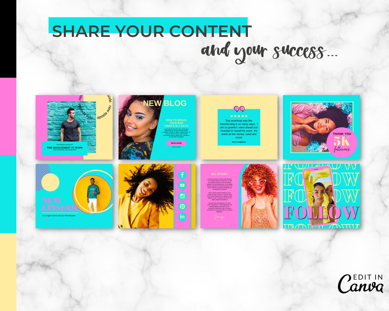 COACHING FACEBOOK POST Templates Canva Templates for Coaches - Etsy UK