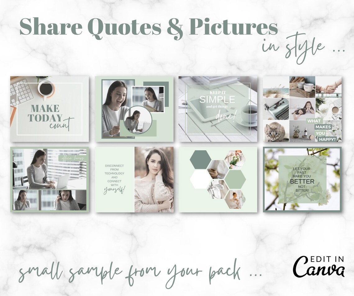 COACHING FACEBOOK POST Templates Canva Templates for Coaches - Etsy
