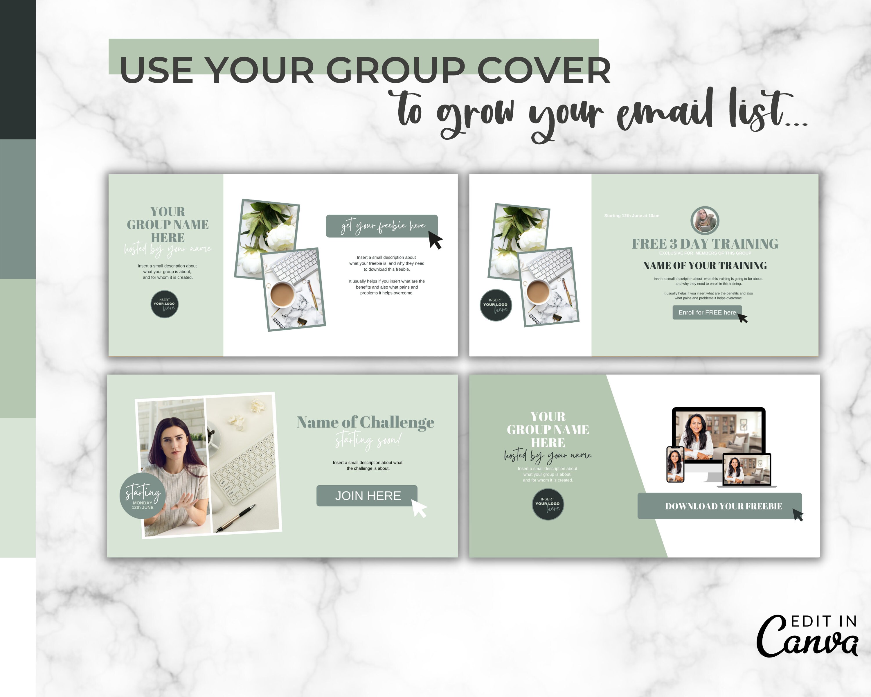FACEBOOK GROUP TEMPLATE, Facebook Group Cover, Facebook Group Banner ...