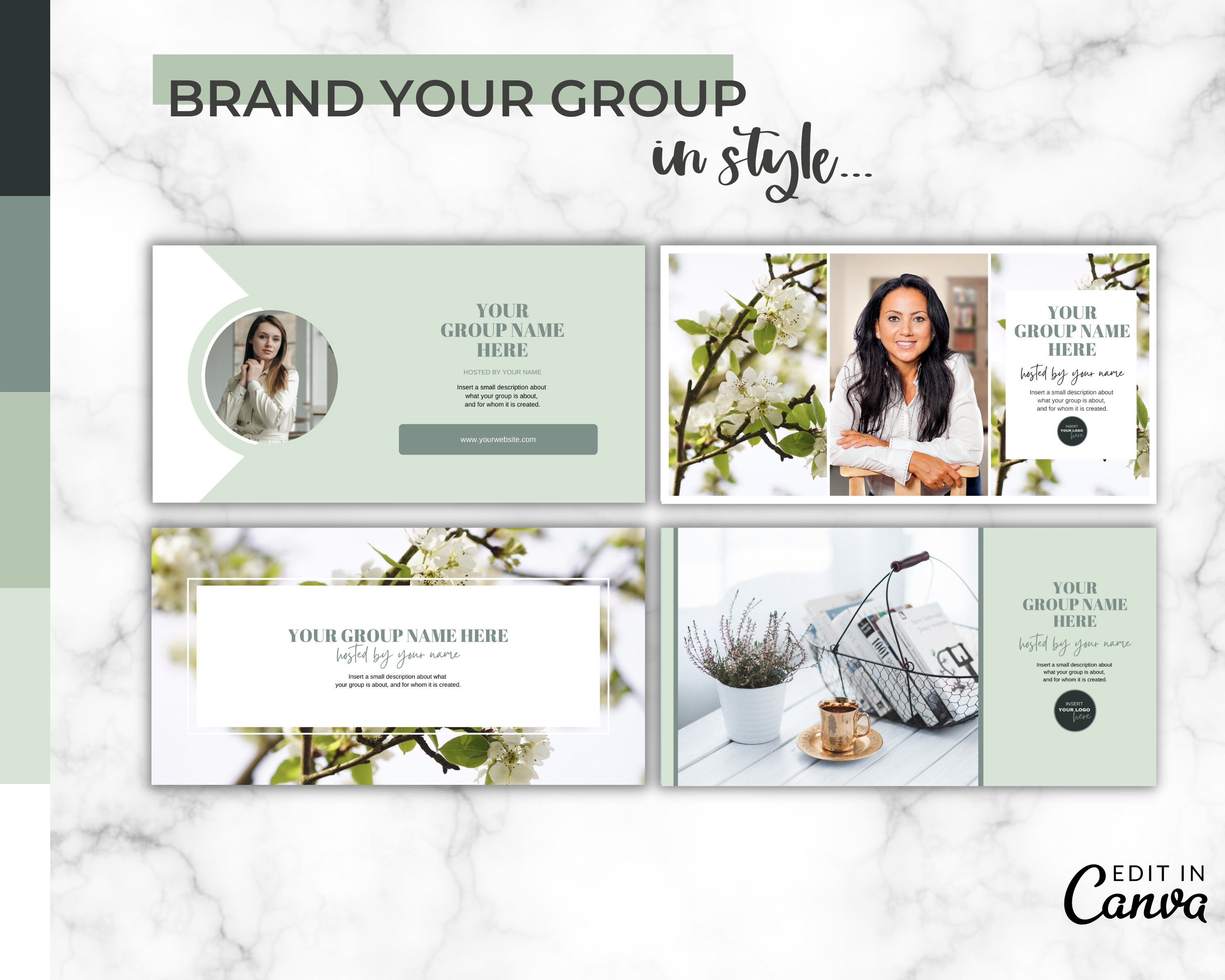 FACEBOOK GROUP TEMPLATE, Facebook Group Cover, Facebook Group Banner ...