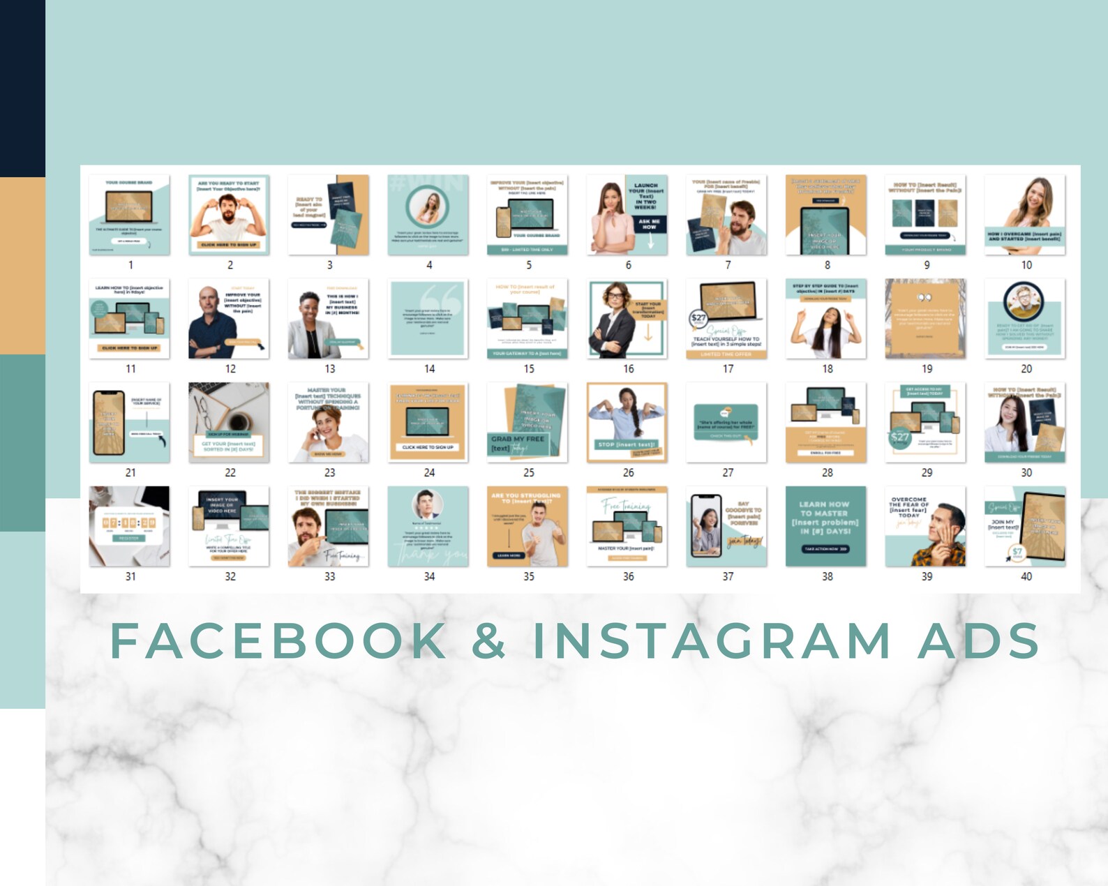 FACEBOOK ADS TEMPLATE Canva Template for Facebook and - Etsy