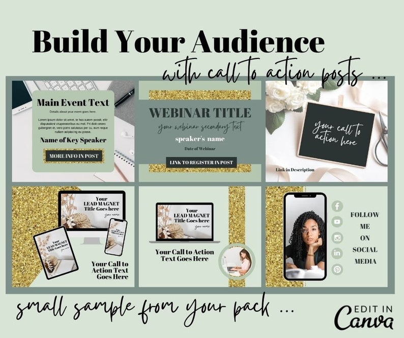 Facebook Engagement Posts - Canva Template for Coaches, Course Creators ...