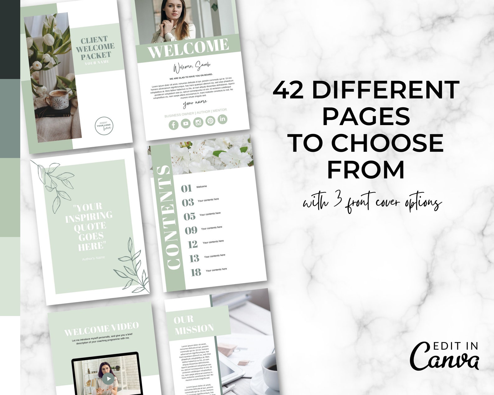 CLIENT WELCOME PACK for Coaches, Client Welcome Packet, New Client ...