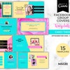 FACEBOOK CANVA TEMPLATE Facebook Branding Kit for Coaches, Course ...
