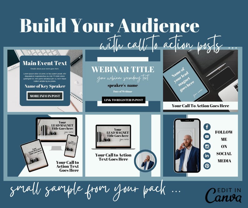 FACEBOOK CANVA TEMPLATE - Facebook Branding Kit for Coaches, Course ...