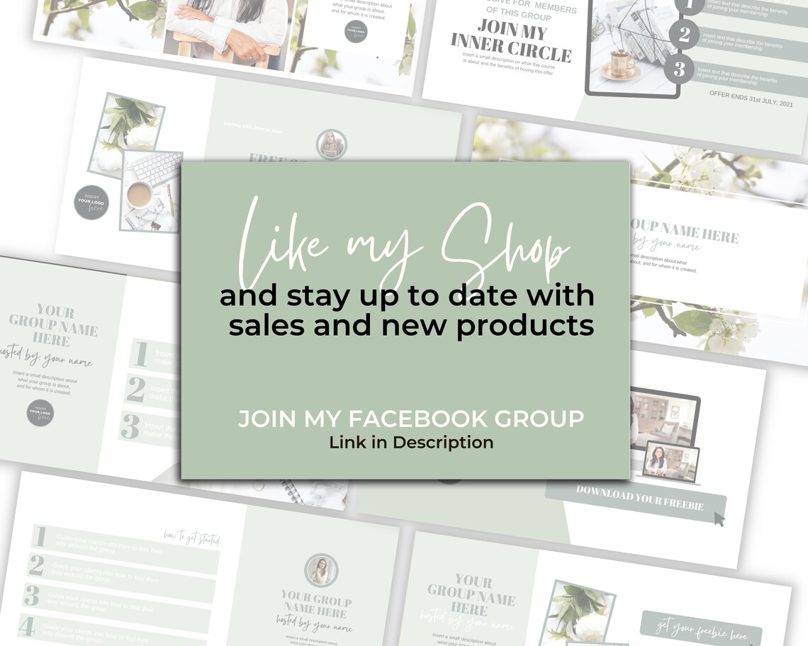 FACEBOOK GROUP TEMPLATE, Facebook Group Cover, Facebook Group Banner ...