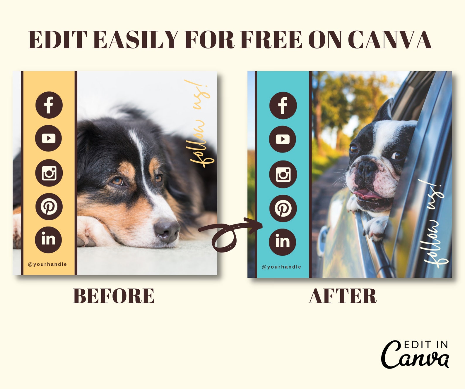 PETS INSTAGRAM ENGAGEMENT Booster, Social Media Posts for Dog and Pet ...