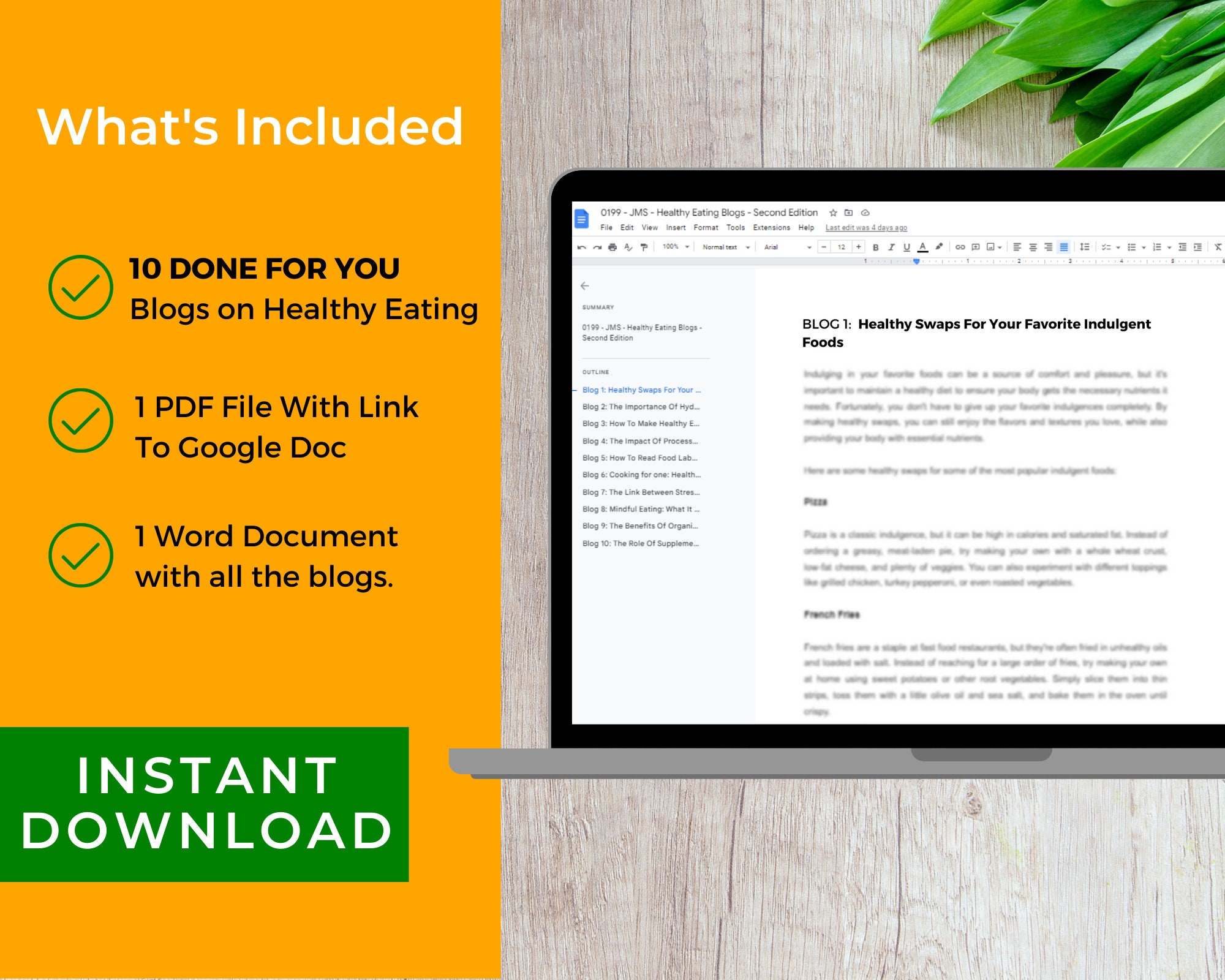 Healthy Eating Blog Posts | Done for You Healthy Eating Blogs | PLR ...