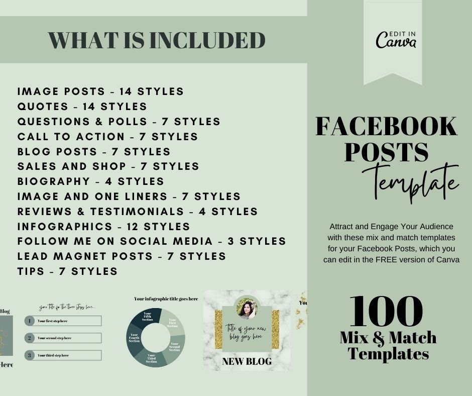 Facebook Engagement Posts - Canva Template for Coaches, Course Creators ...