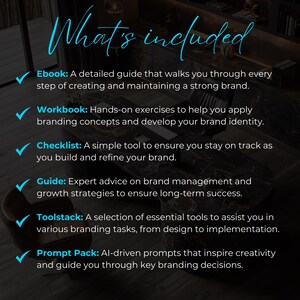 Building a Powerful Brand Bundle | 6 PDF Files | Branding Guide, Workbook, Prompts, Checklist ...