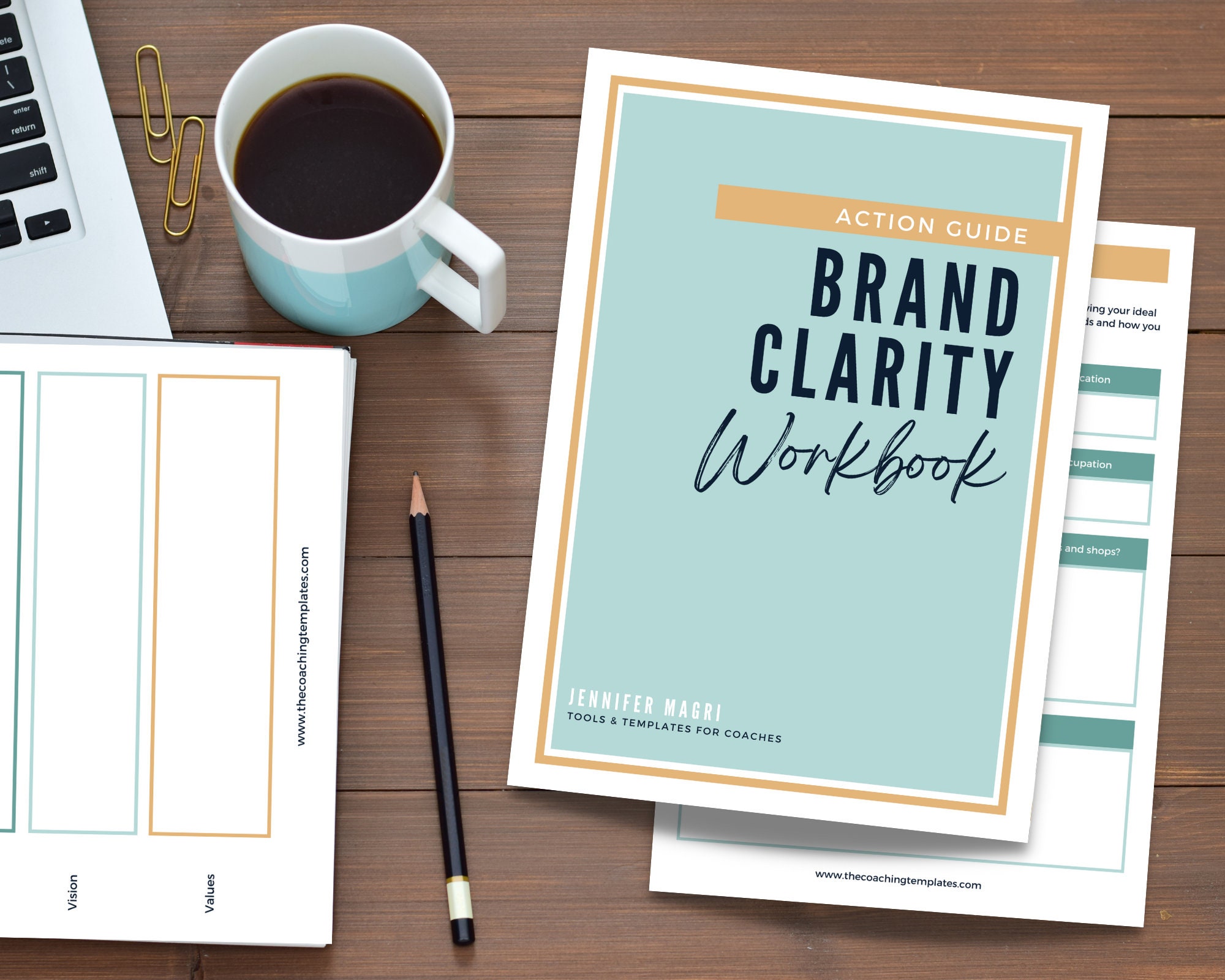 Printable Brand Clarity Workbook for Coaches: A 23-page PDF Guide to ...