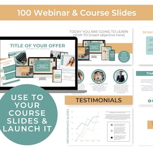 COURSE CREATOR BUNDLE - Canva Templates, Online Course Marketing Bundle ...