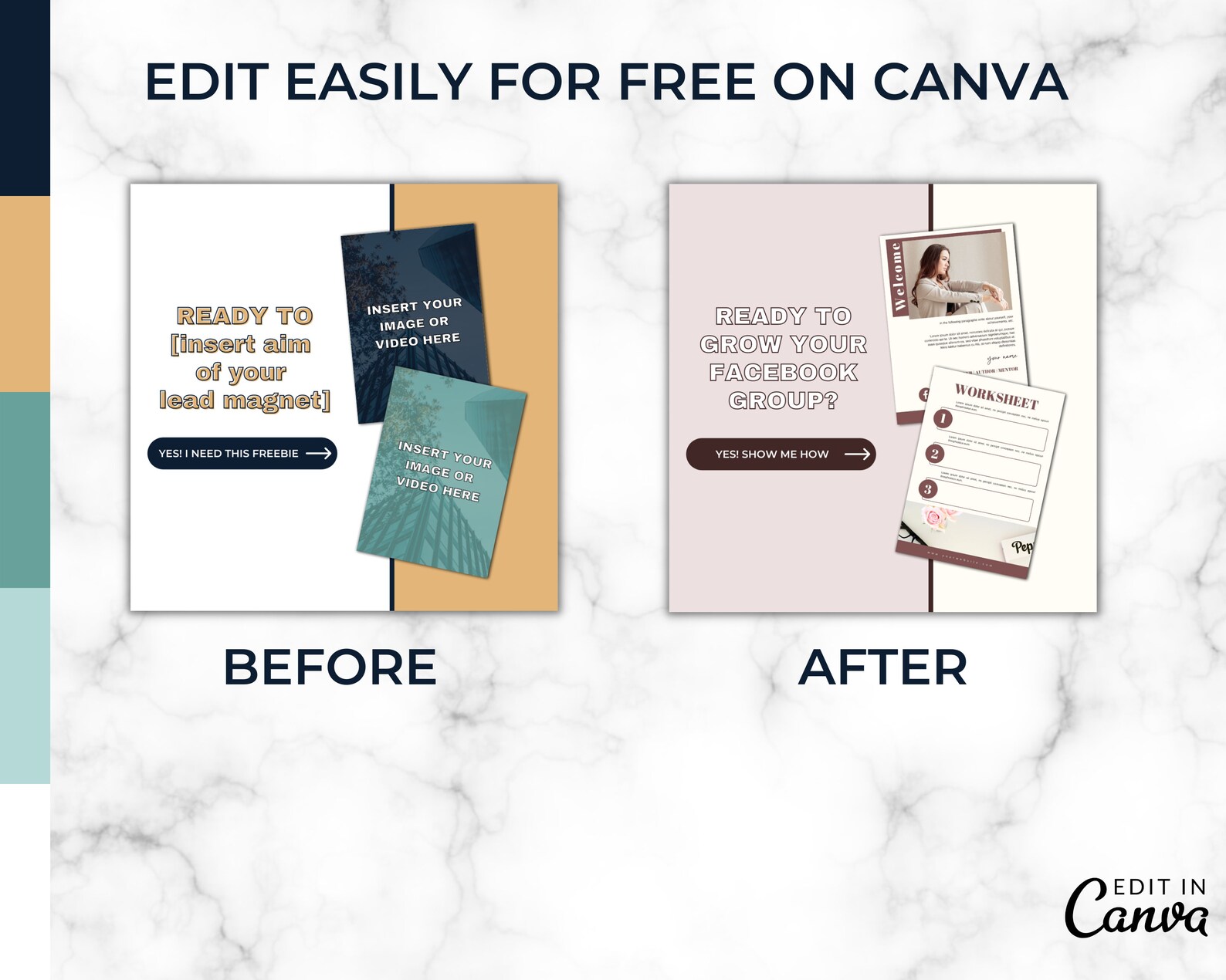 FACEBOOK ADS TEMPLATE Canva Template for Facebook and - Etsy