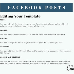 FACEBOOK CANVA TEMPLATE - Facebook Branding Kit for Coaches, Course ...