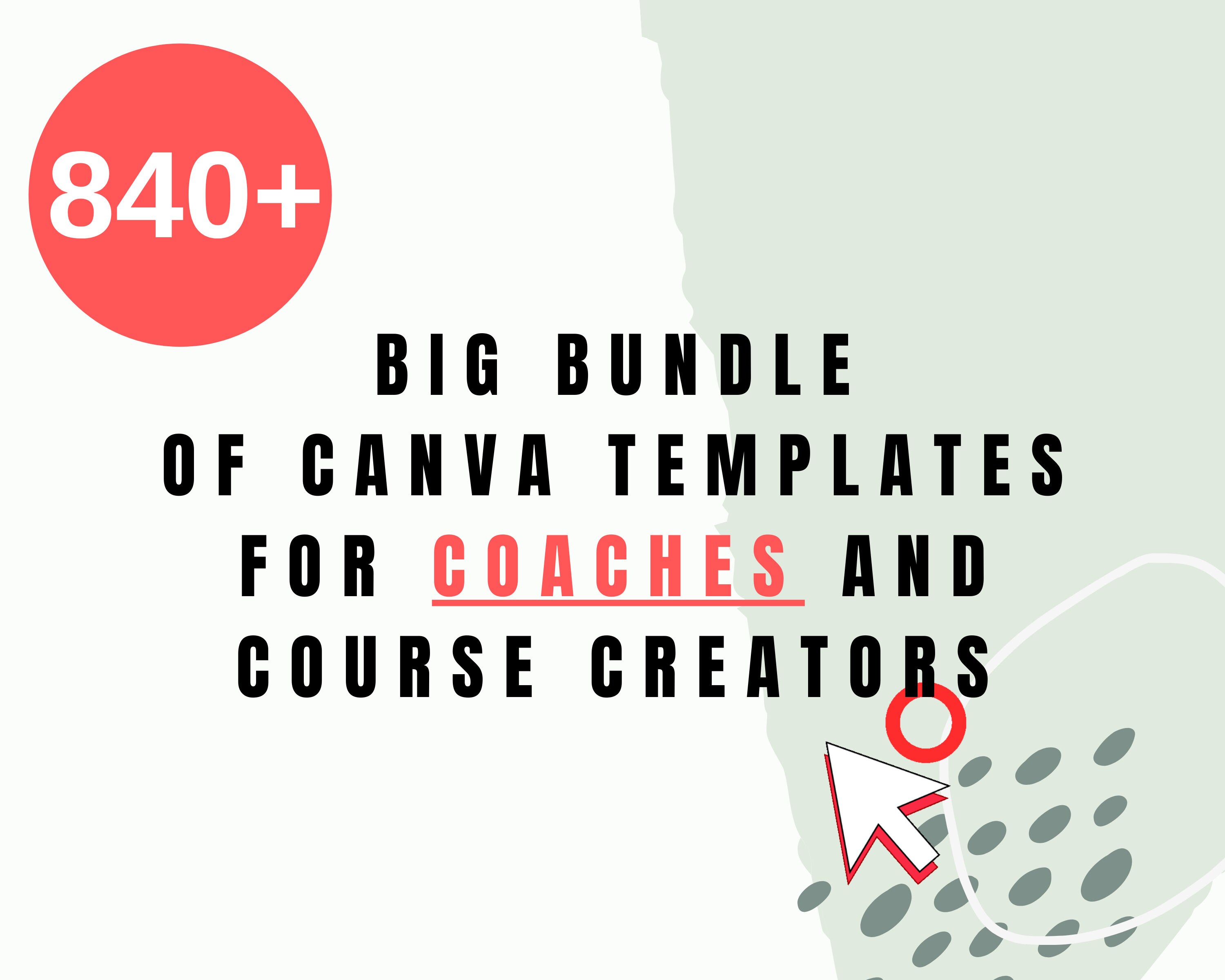 COACHING CONTENT TEMPLATE Mega Bundle - Lead Magnet, Facebook Bundle ...