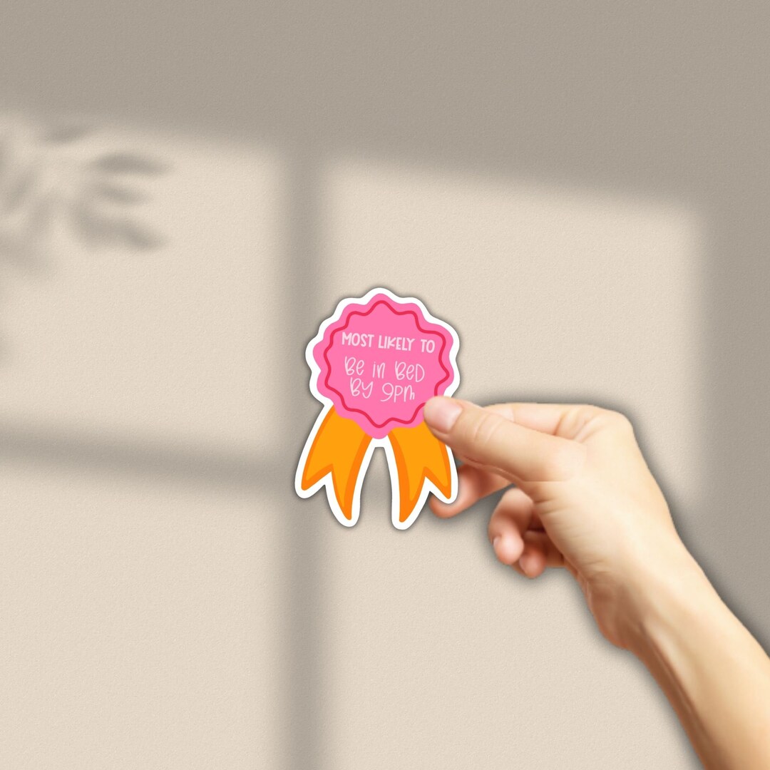 Award Sticker Funny Sticker Glossy Sticker Waterproof Sticker Vinyl ...