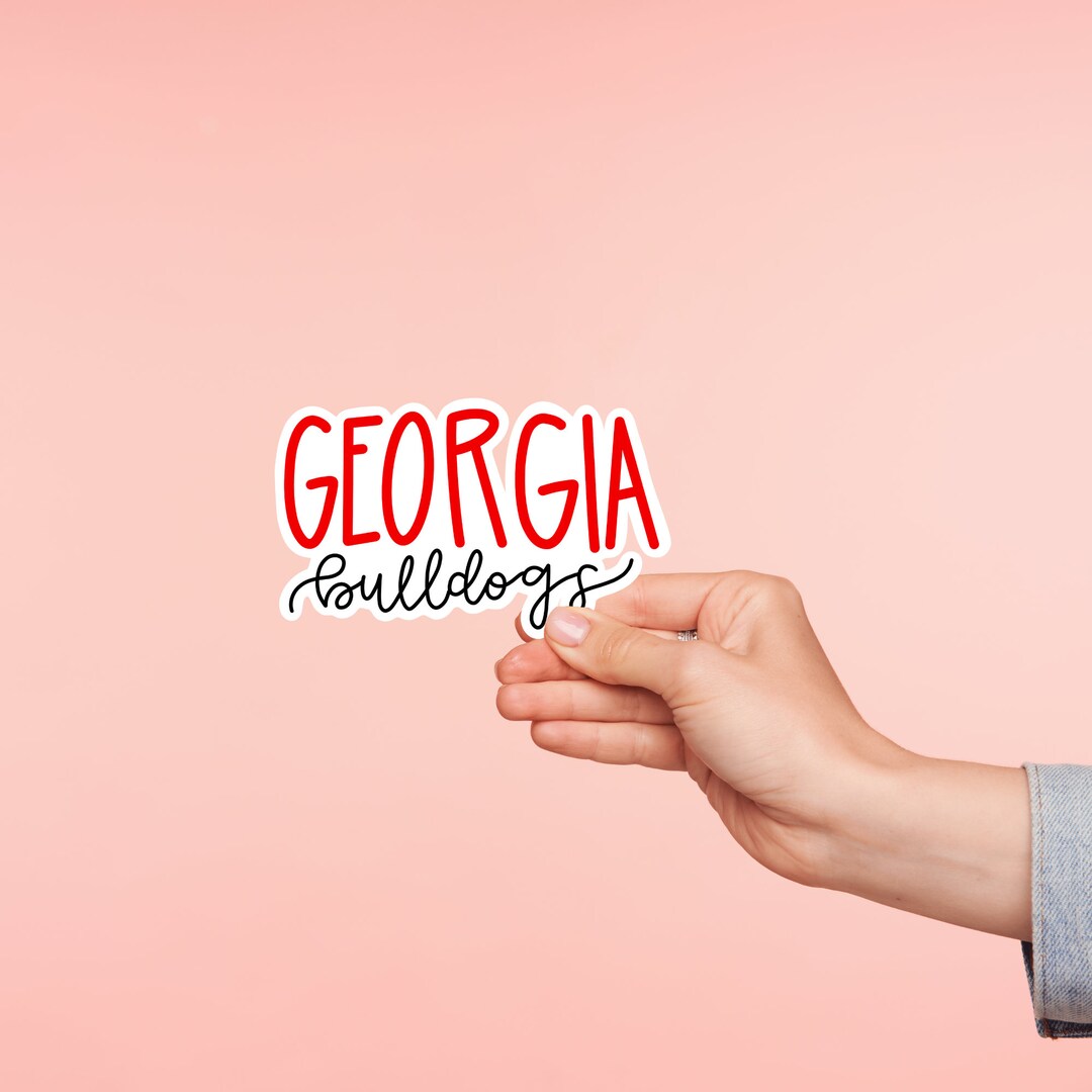 Georgia Sticker SEC Glossy Sticker Waterproof Sticker Vinyl Sticker ...