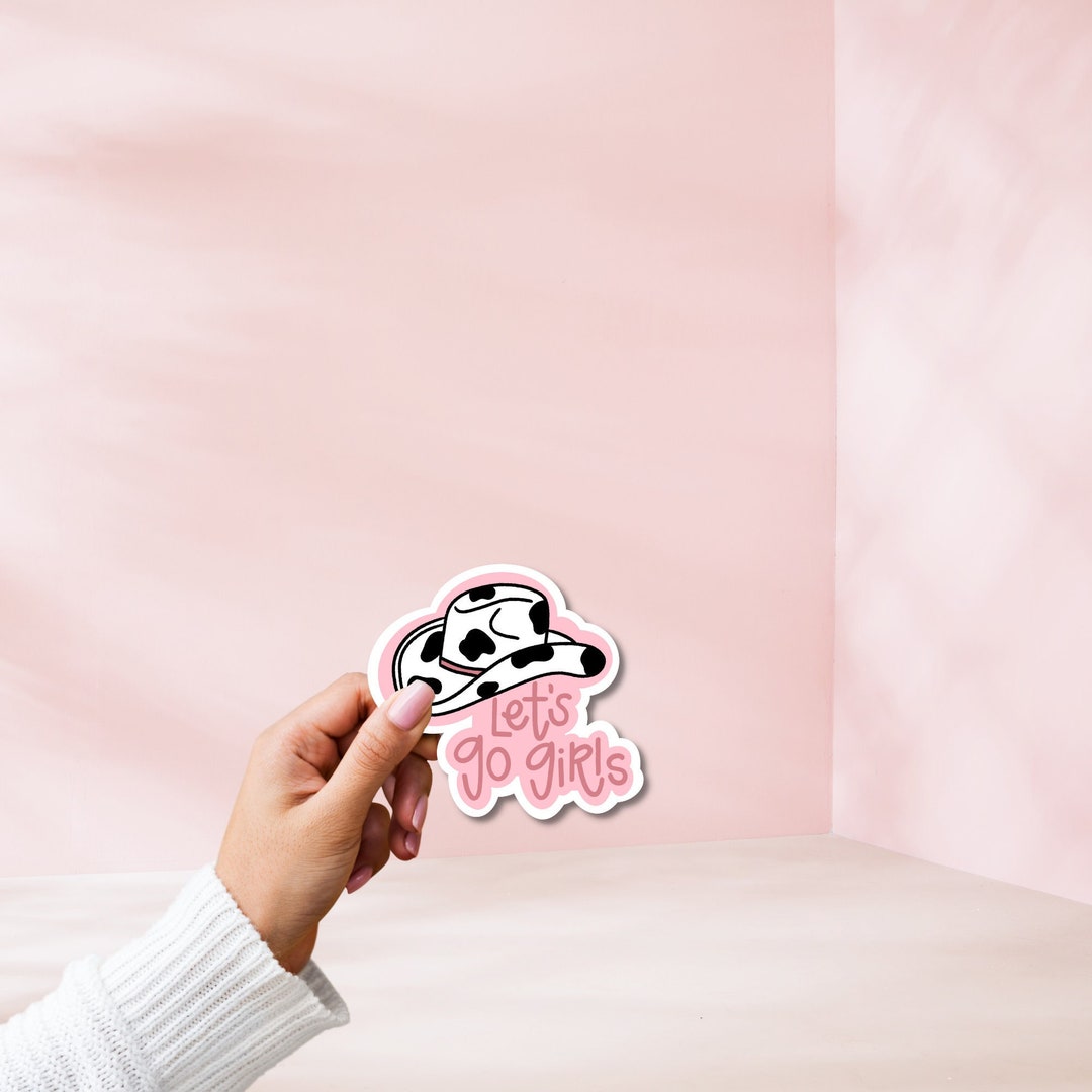 Lets Go Girls Sticker | Cute | Sticker | Glossy Sticker | Waterproof ...