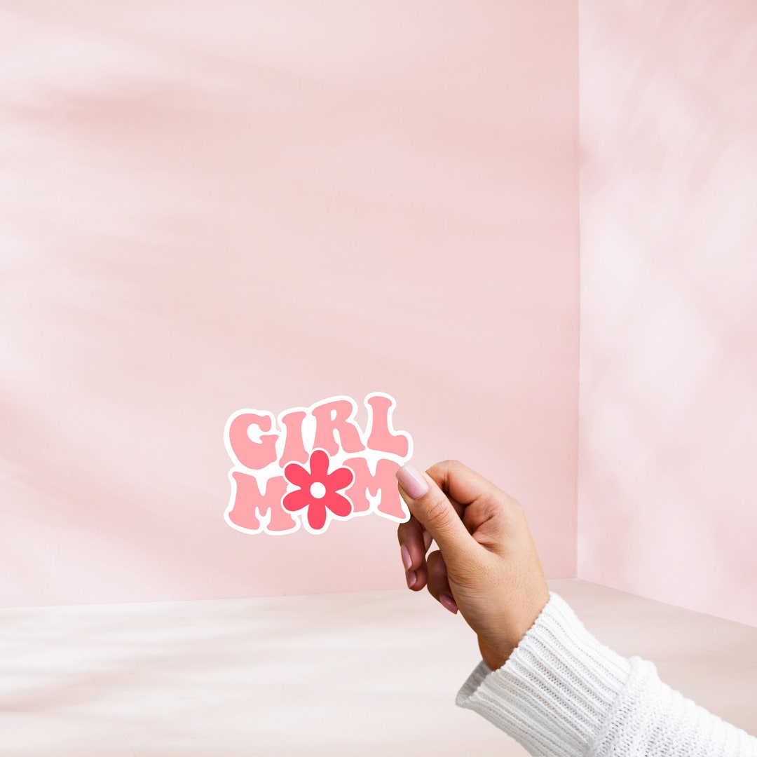 Girl Mom Waterproof Vinyl Sticker - Etsy