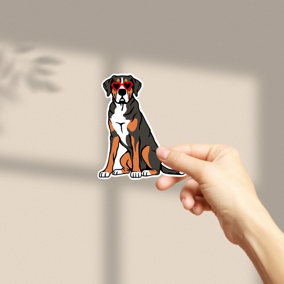 Greater Swiss Mountain Dog Sticker: Dog Mom, Waterproof Vinyl - Etsy