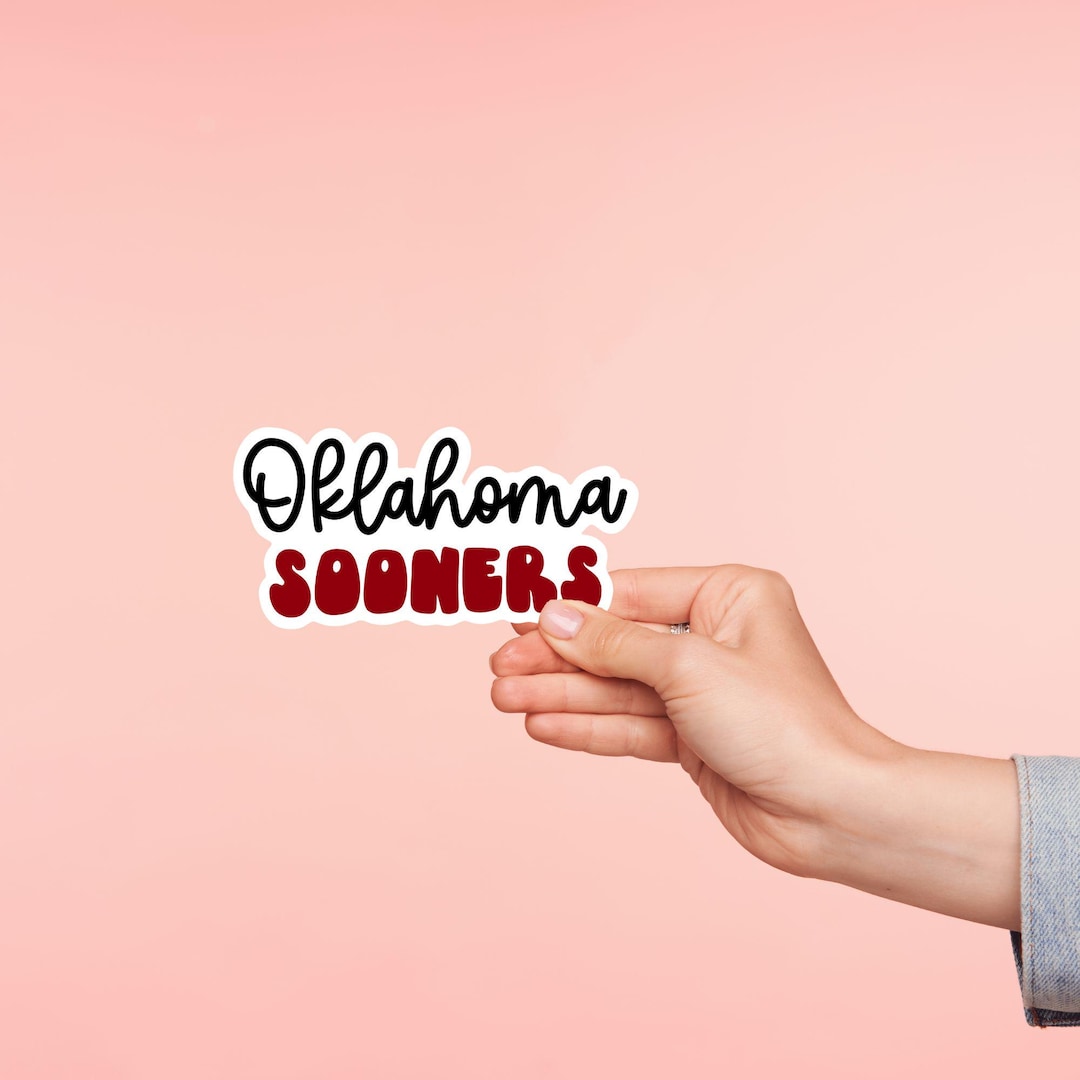 Oklahoma Sticker University of Oklahoma Boomer Sooner Sticker Glossy ...