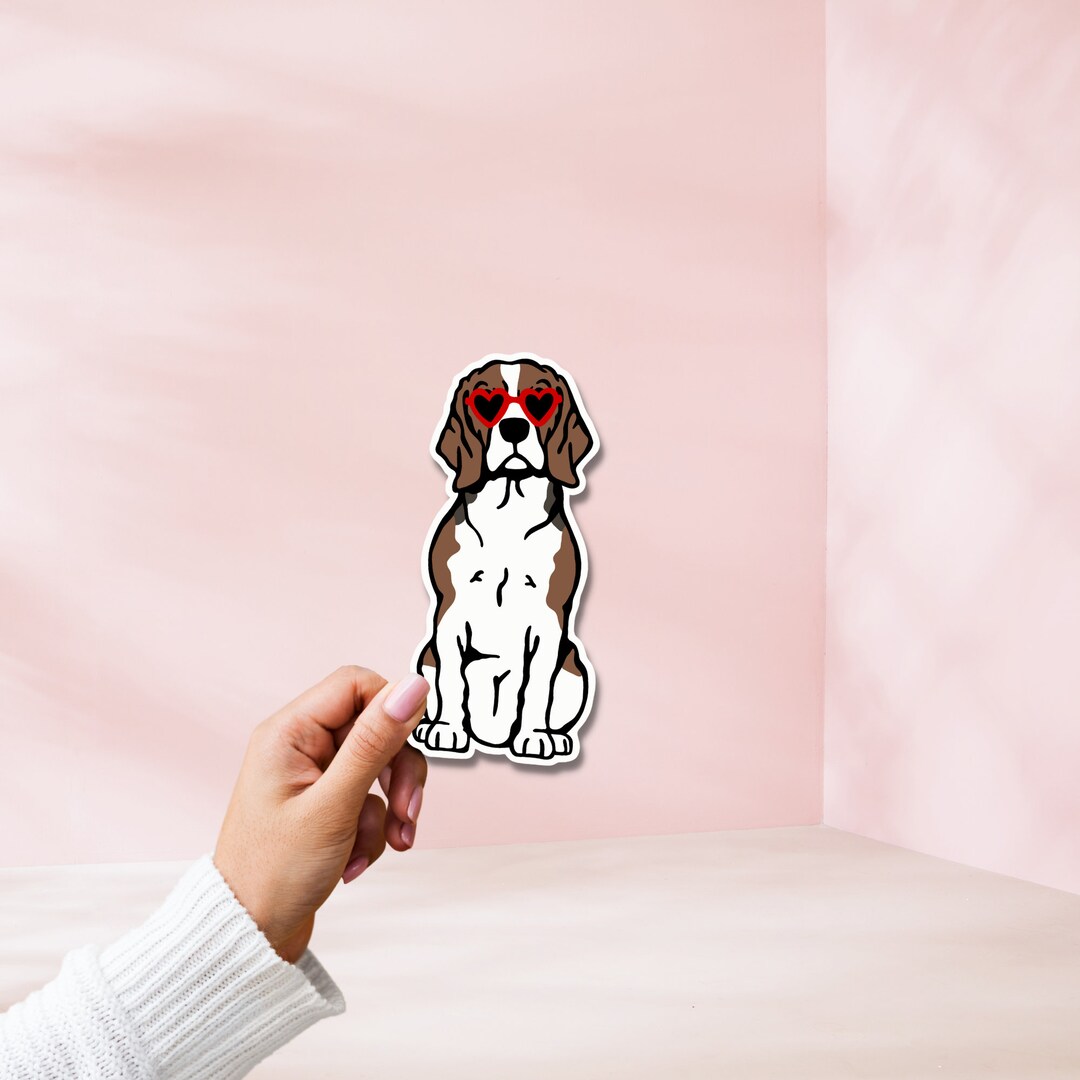 Beagle Sticker | Cute | Sticker | Glossy Sticker | Waterproof Sticker ...