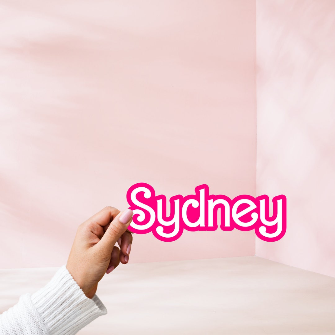 Custom Name Sticker Cute Sticker Glossy Sticker Waterproof Sticker ...