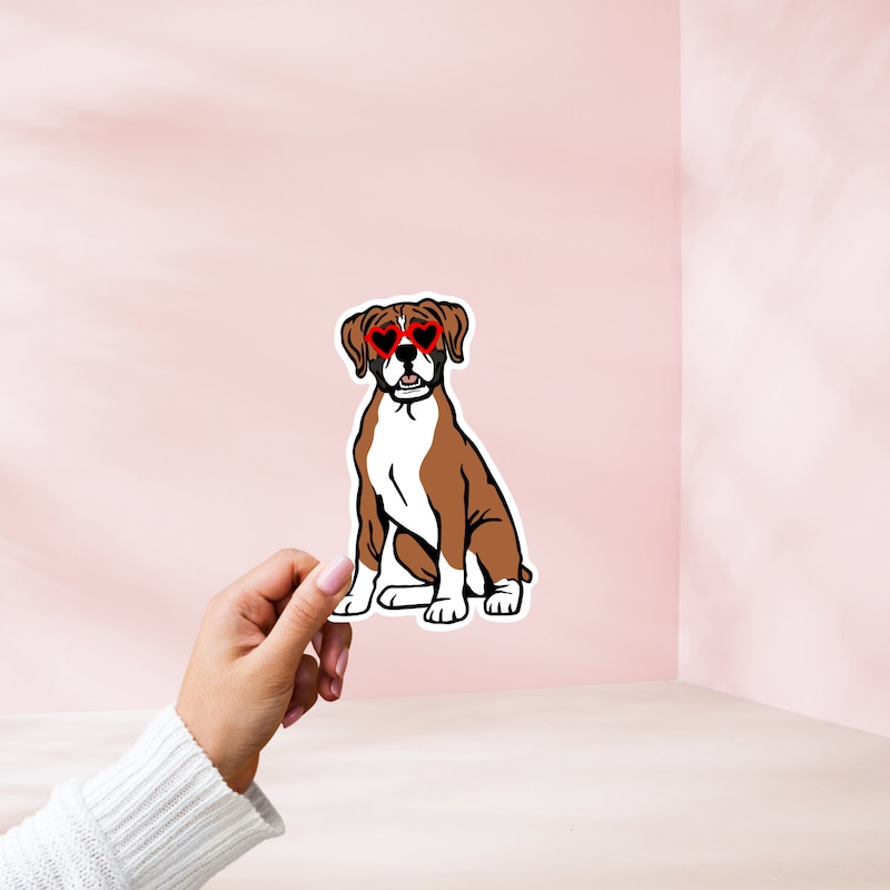 Boxer Sticker - Etsy