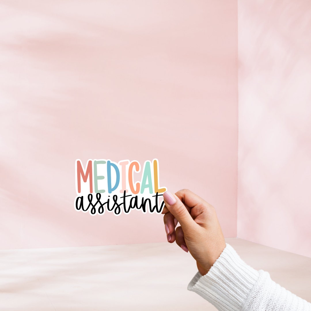 Medical Assistant Vinyl Sticker | Water Bottle, Laptop Decor - Etsy
