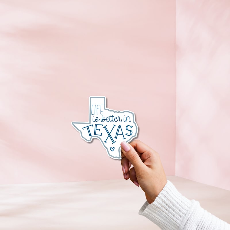 Texas Sticker - Etsy
