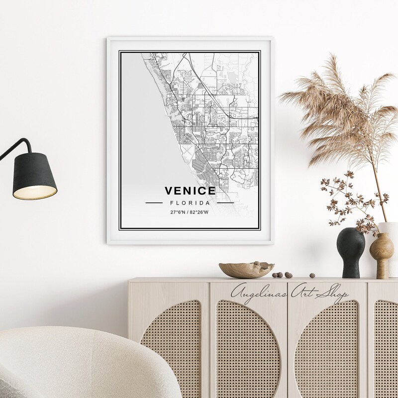 Venice Map - Etsy